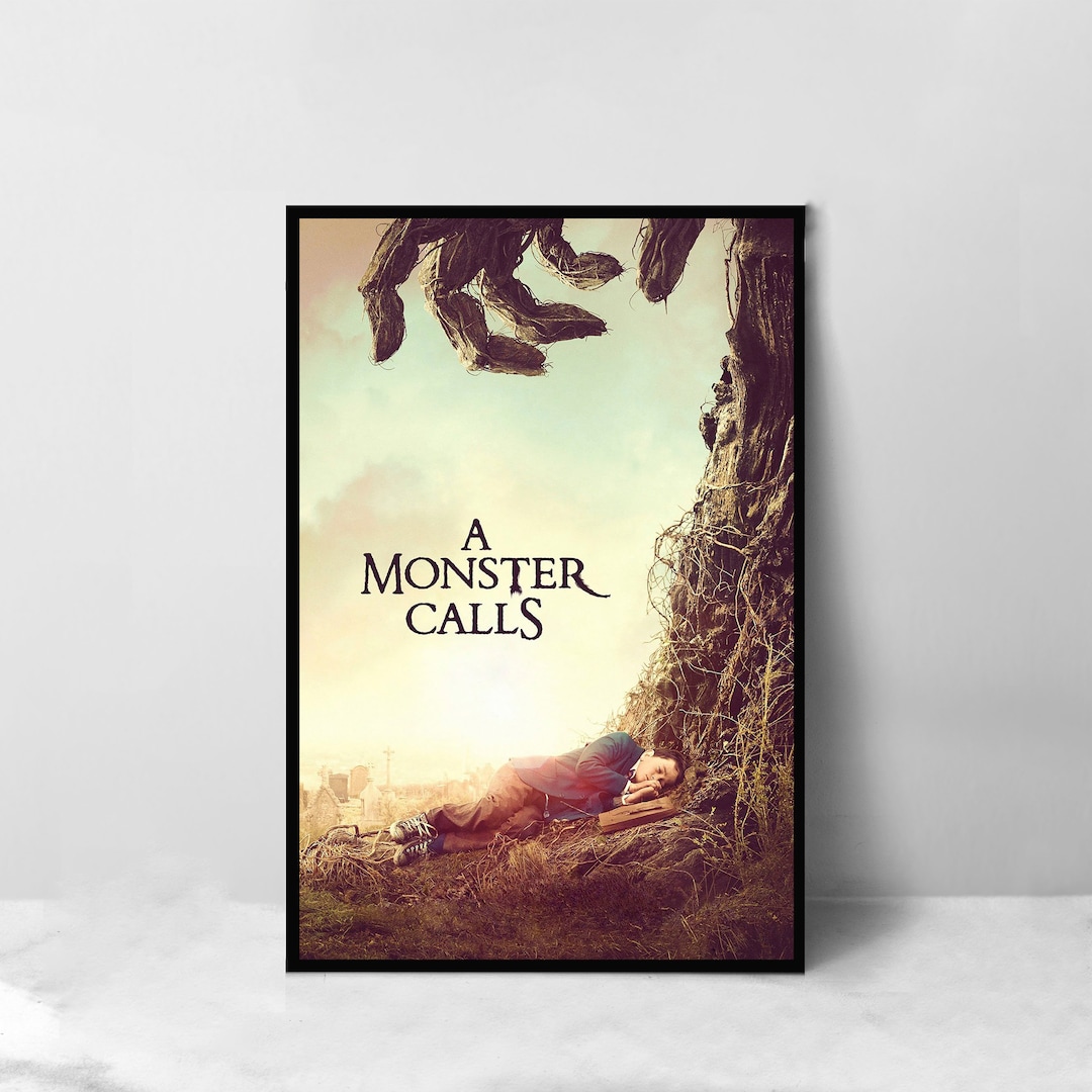 A Monster Calls Movie Poster - High Quality Canvas Art Print - Room ...