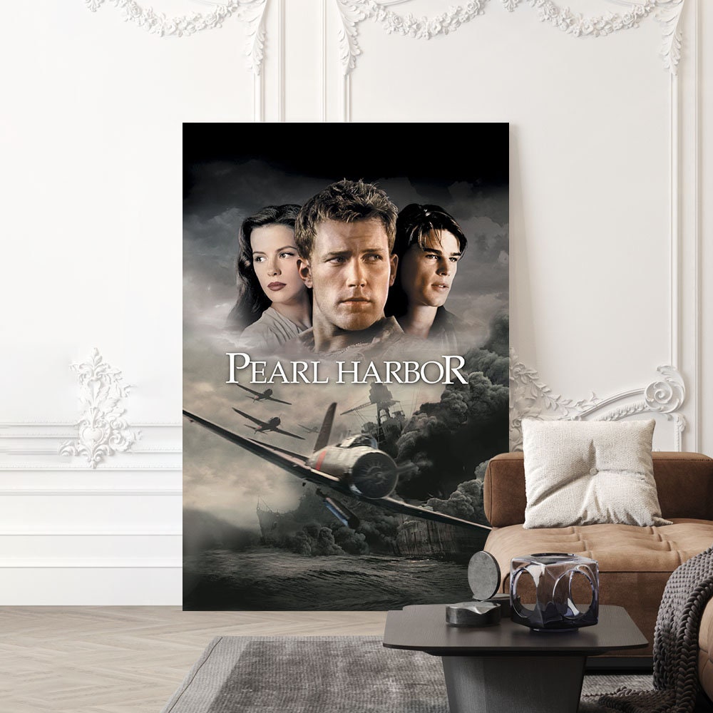 Pearl Harbor Movie Poster - High Quality Canvas Art Print - Room ...