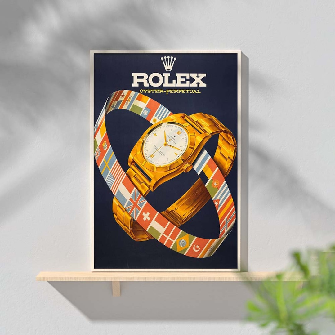Rolex Poster Oyster Perpetual Vintage Poster High Quality - Etsy
