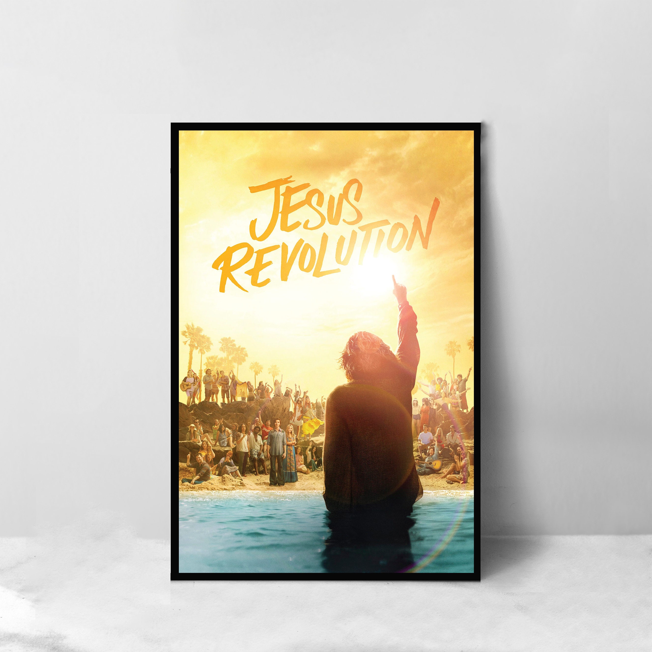 Jesus Revolution Movie Poster High Quality Canvas Art Print Room ...
