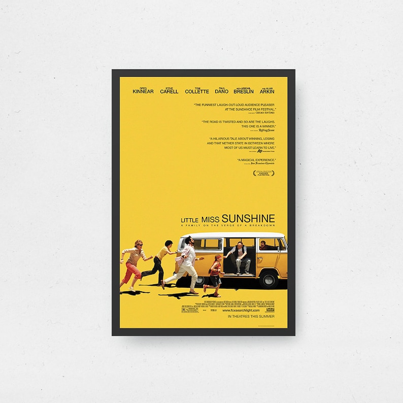 Little Miss Sunshine Movie Poster - High Quality Canvas Art Print ...