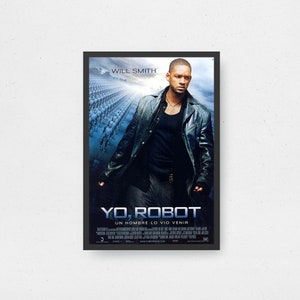 I, Robot Movie Poster - High Quality Canvas Art Print - Room Decoration ...