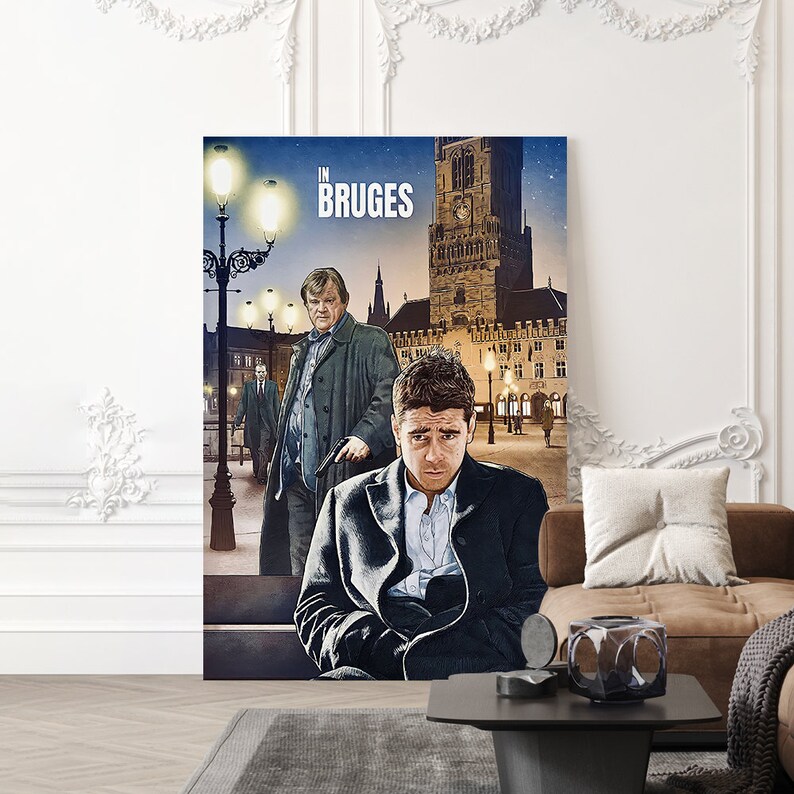 In Bruges Movie Poster - High Quality Canvas Art Print - Room ...