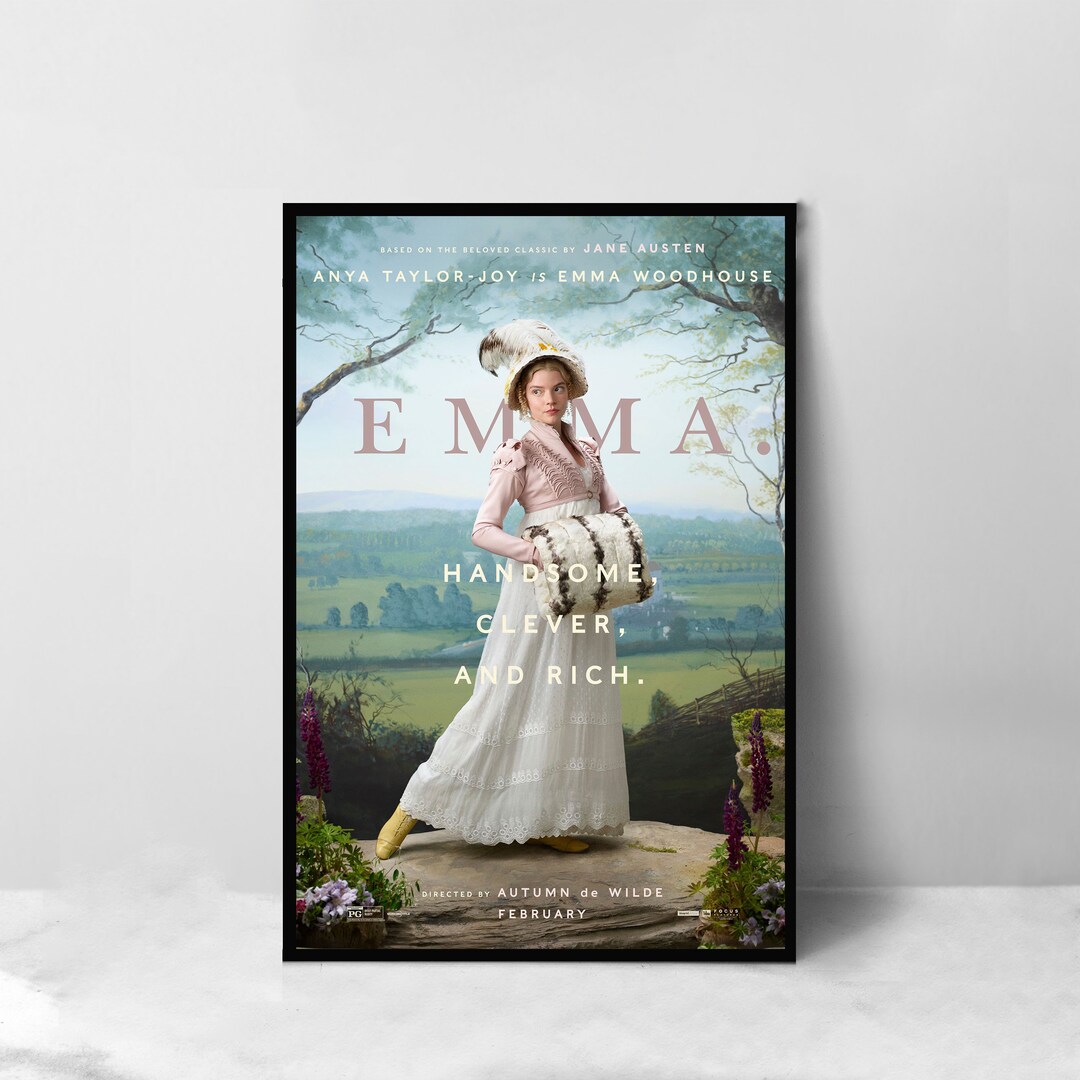 Emma Movie Poster - High Quality Canvas Art Print - Room Decoration ...