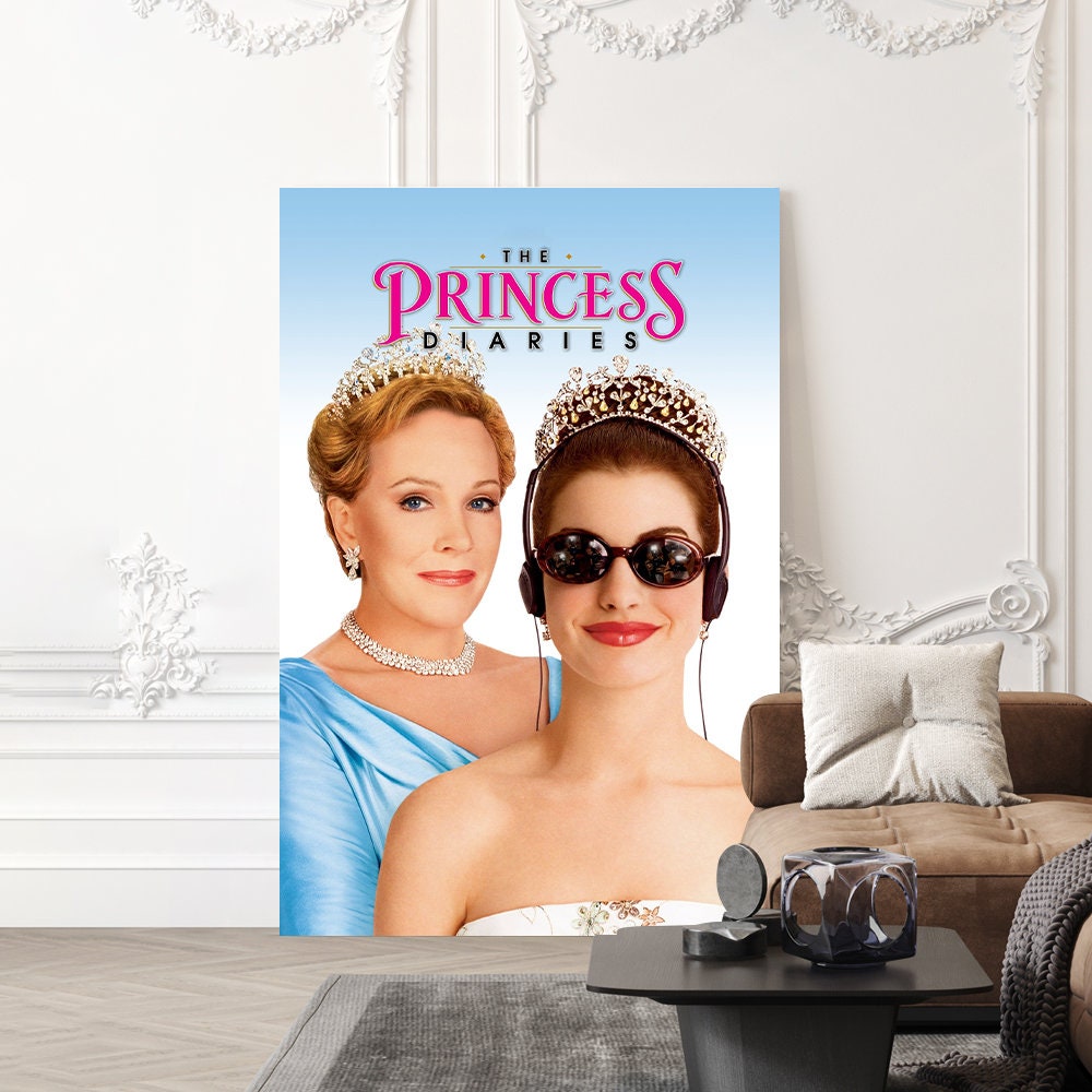 The Princess Diaries Movie Poster - High Quality Canvas Art Print ...