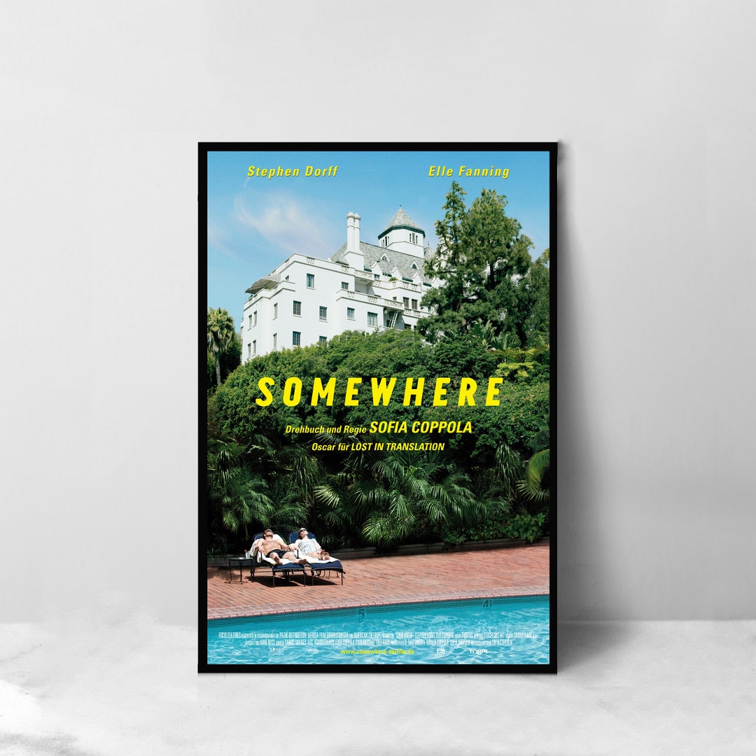 Somewhere Movie Poster - High Quality Canvas Art Print - Room ...