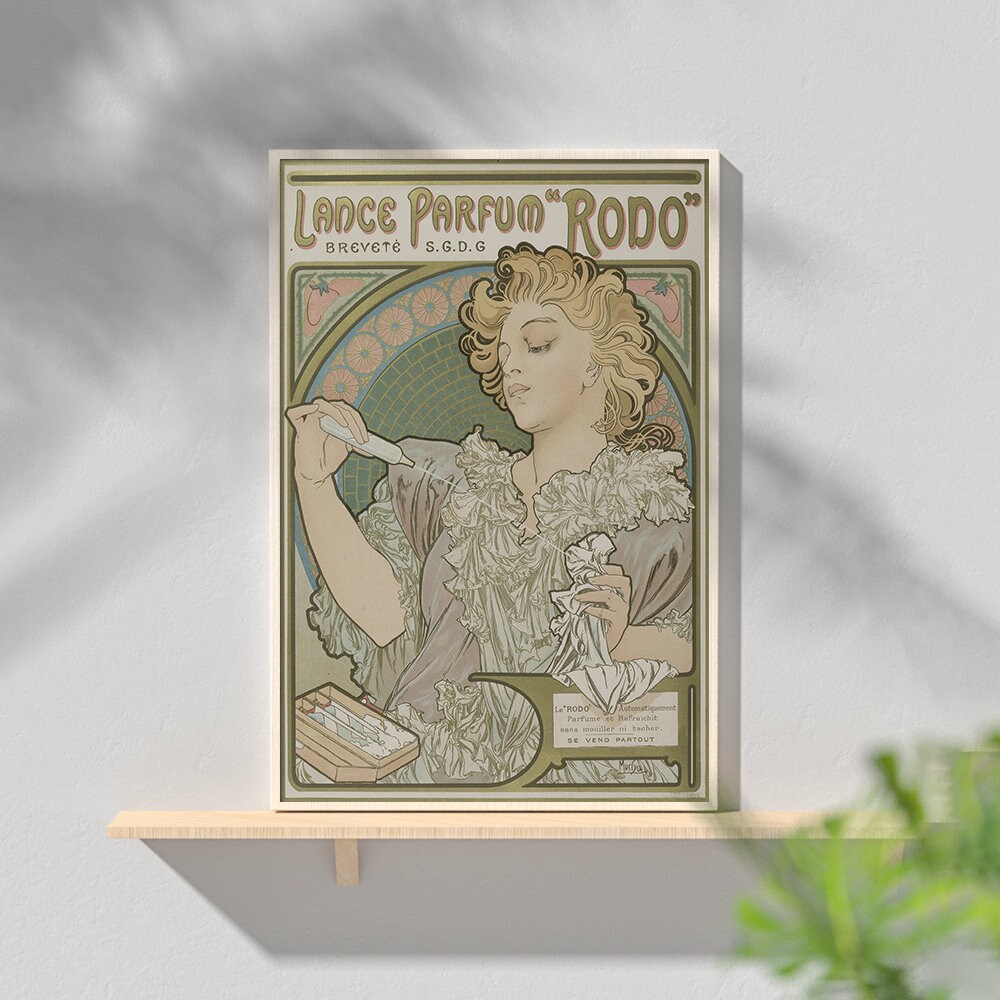 Lance Parfum Rodo Alphonse Mucha Poster High Quality Silk - Etsy Lance Parfum Rodo Alphonse Mucha Poster High Quality Silk - Etsy