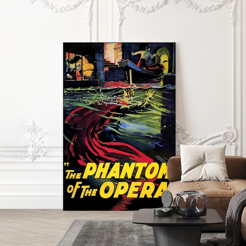 The Phantom of the Opera Movie Poster - High Quality Canvas Art Print ...