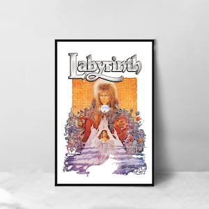 Labyrinth Movie Poster - High Quality Canvas Art Print - Room ...