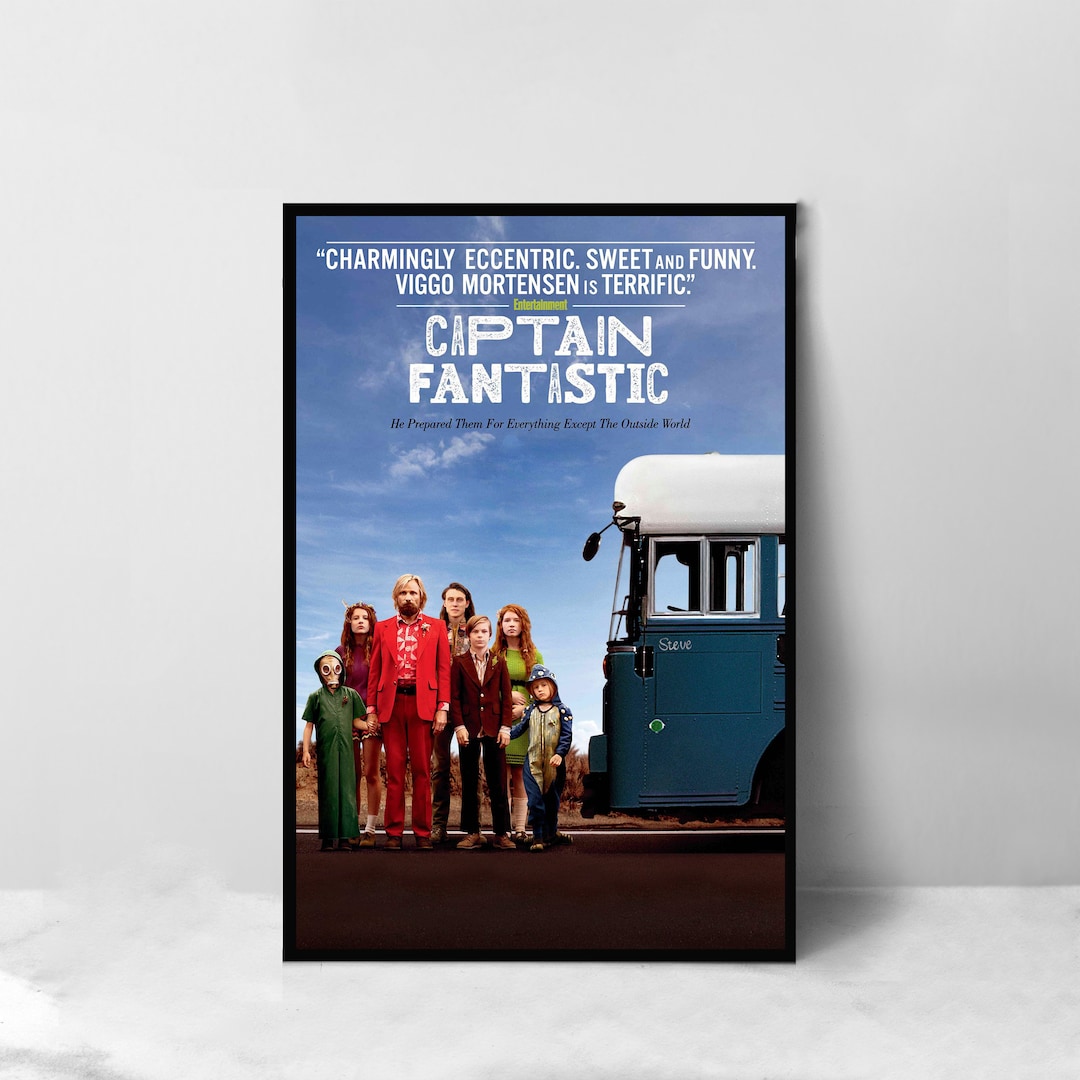 Captain Fantastic Movie Poster - High Quality Canvas Art Print - Room ...