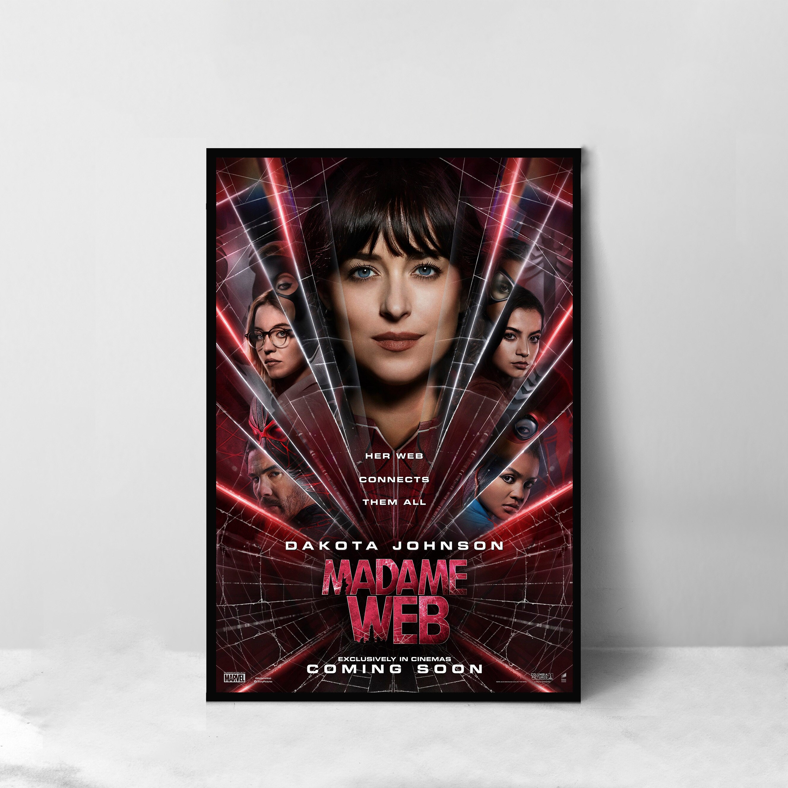 Madame Web Movie Poster High Quality Canvas Art Print Room Decoration ...