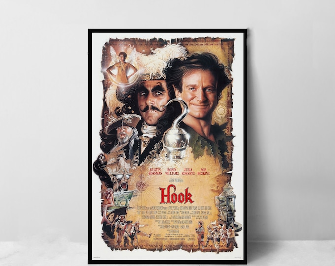 Signed Hook Movie Poster - Etsy