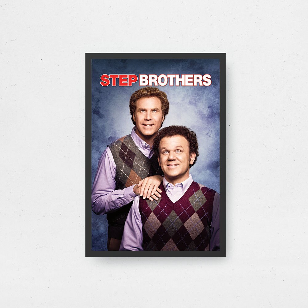 Step Brothers Movie Poster - High Quality Canvas Art Print - Room ...