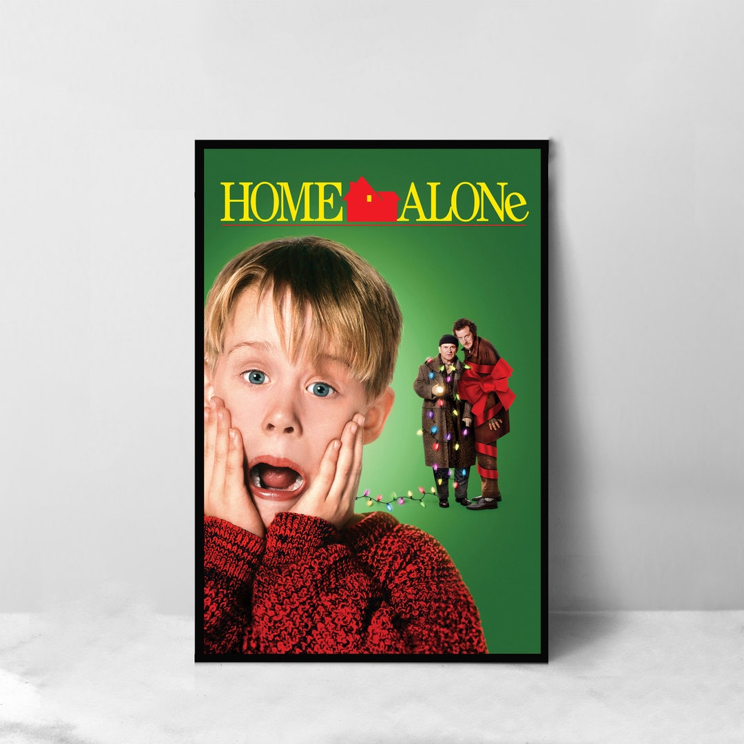 Home Alone Movie Poster - High Quality Canvas Art Print - Room ...