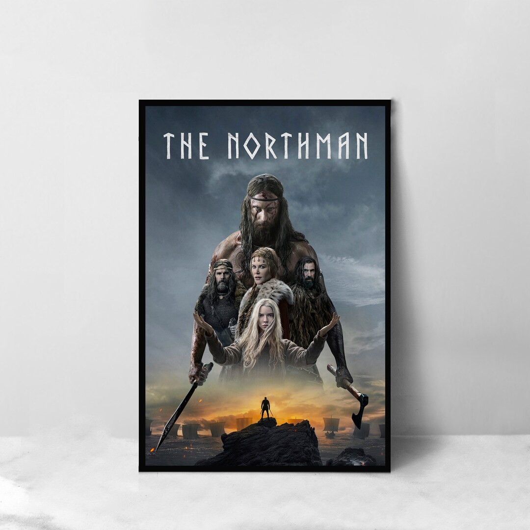The Northman Movie Poster - High Quality Canvas Art Print - Room ...