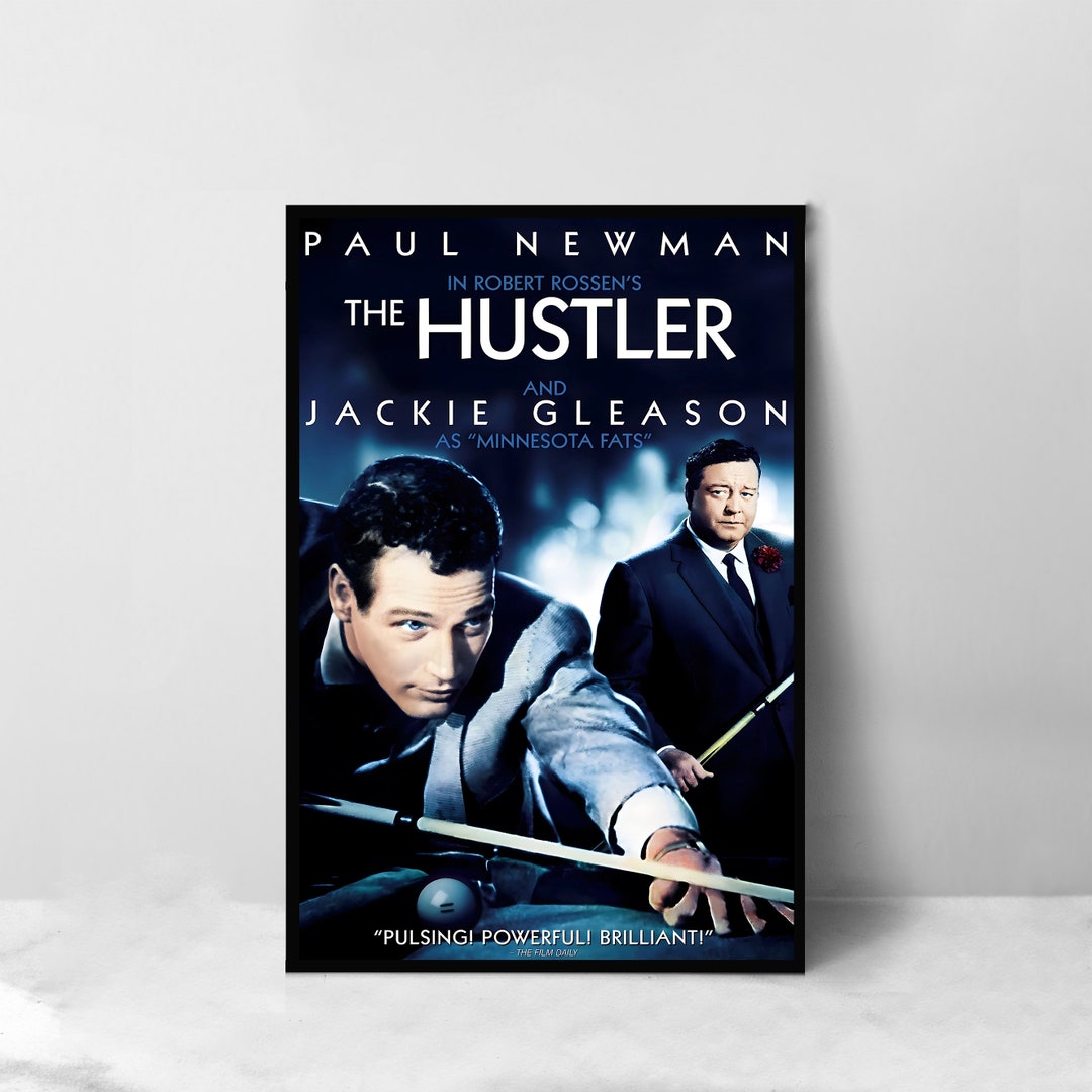 The Hustler Movie Poster - High Quality Canvas Art Print - Room ...