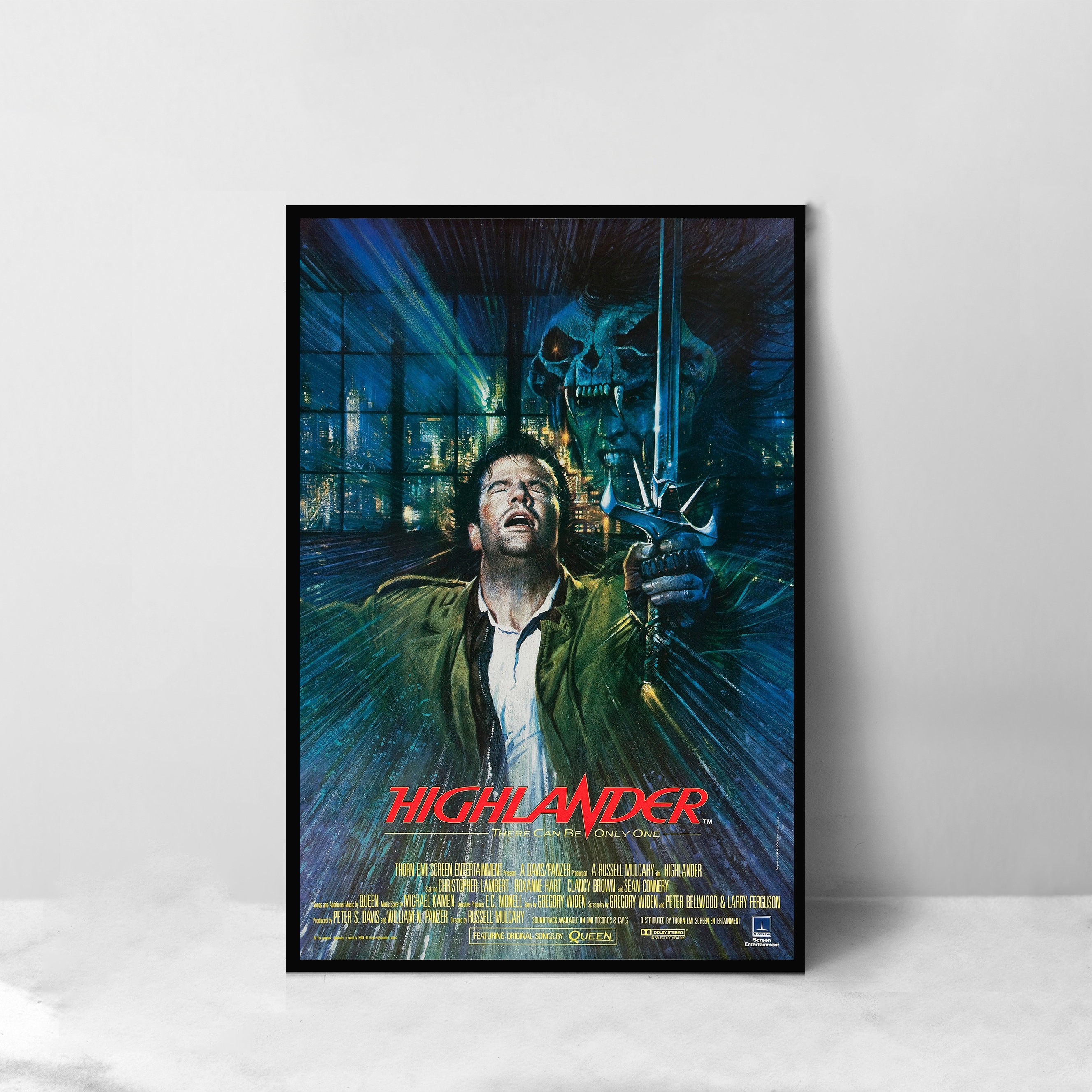 Highlander Movie Poster High Quality Canvas Art Print Room Decoration ...
