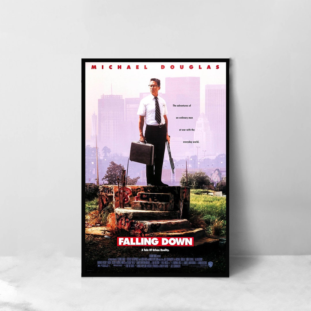 Falling Down Movie Poster - High Quality Canvas Art Print - Room ...