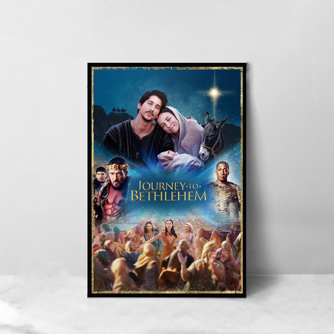 Journey to Bethlehem Movie Poster - High Quality Canvas Art Print ...