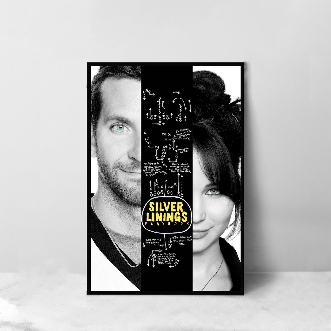 Silver Linings Playbook Movie Poster - High Quality Canvas Art Print ...