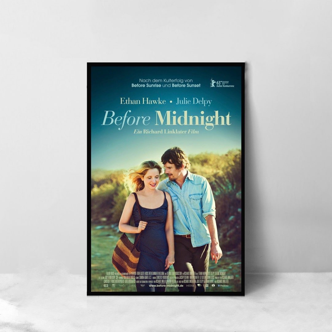 Before Midnight Movie Poster - High Quality Canvas Art Print - Room ...