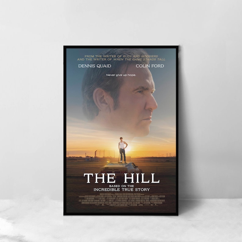 The Hill Movie Poster - High Quality Canvas Art Print - Room Decoration ...
