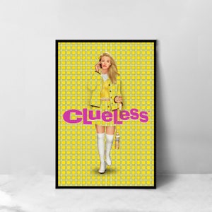 Clueless Movie Poster - High Quality Canvas Art Print - Room Decoration ...