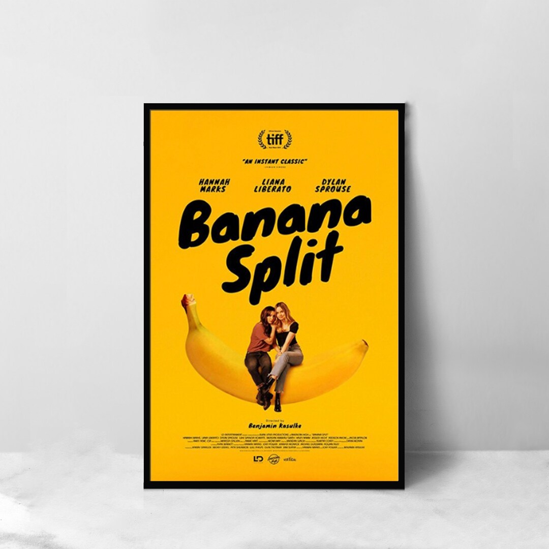 Banana Split Poster - High Quality Canvas Art Print - Room Decoration ...