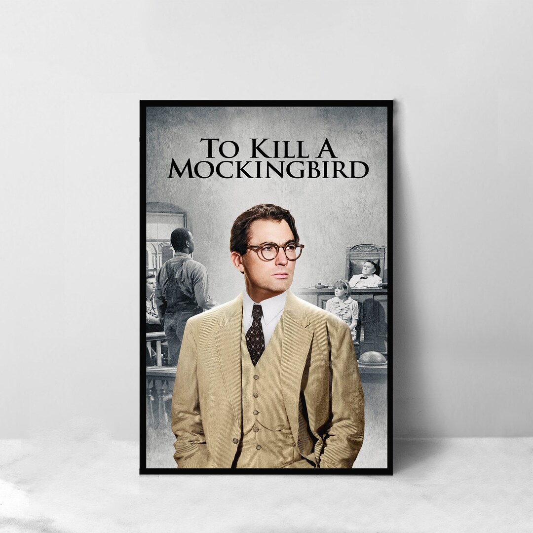 To Kill a Mockingbird Movie Poster - High Quality Canvas Art Print ...