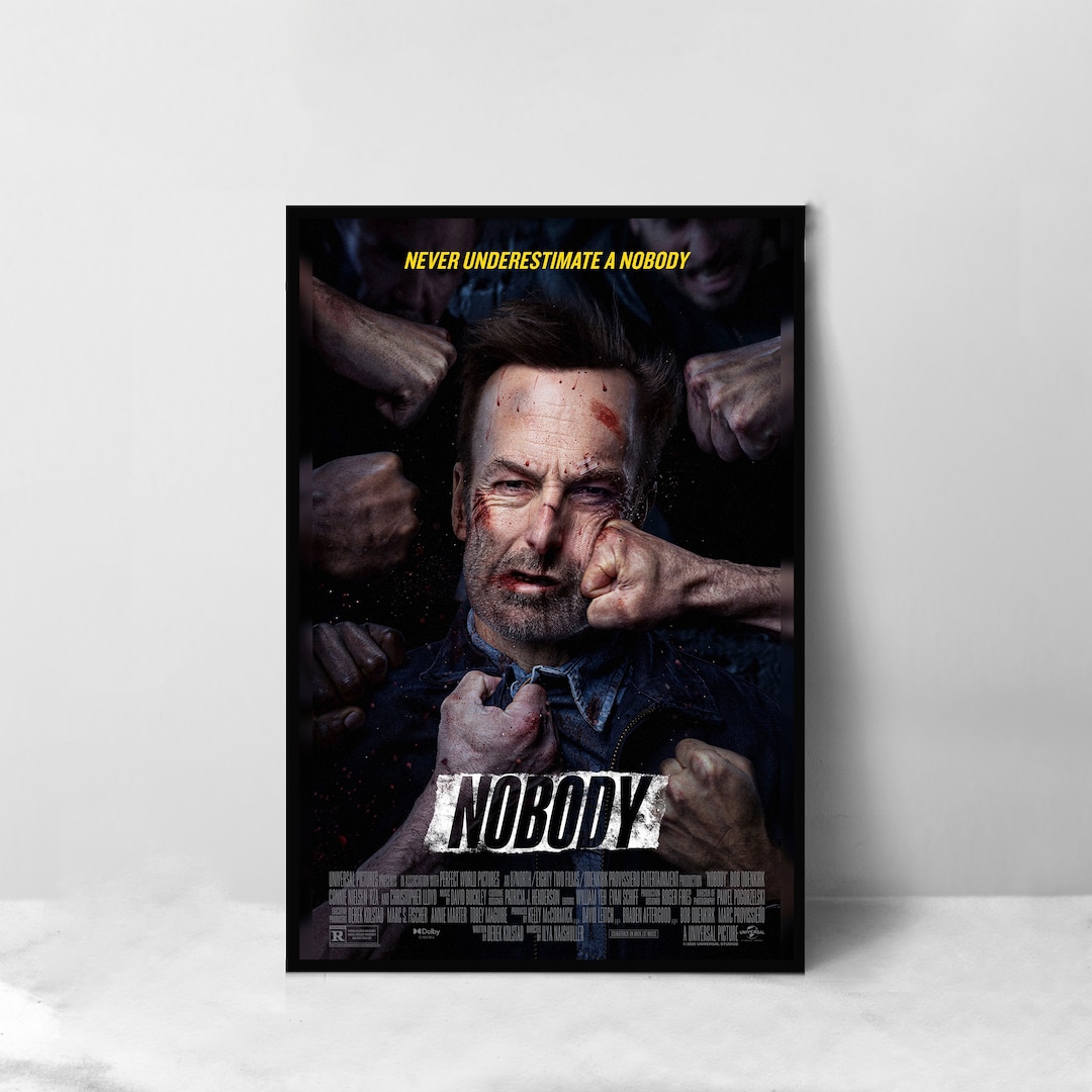 Nobody Movie Poster - High Quality Canvas Art Print - Room Decoration ...