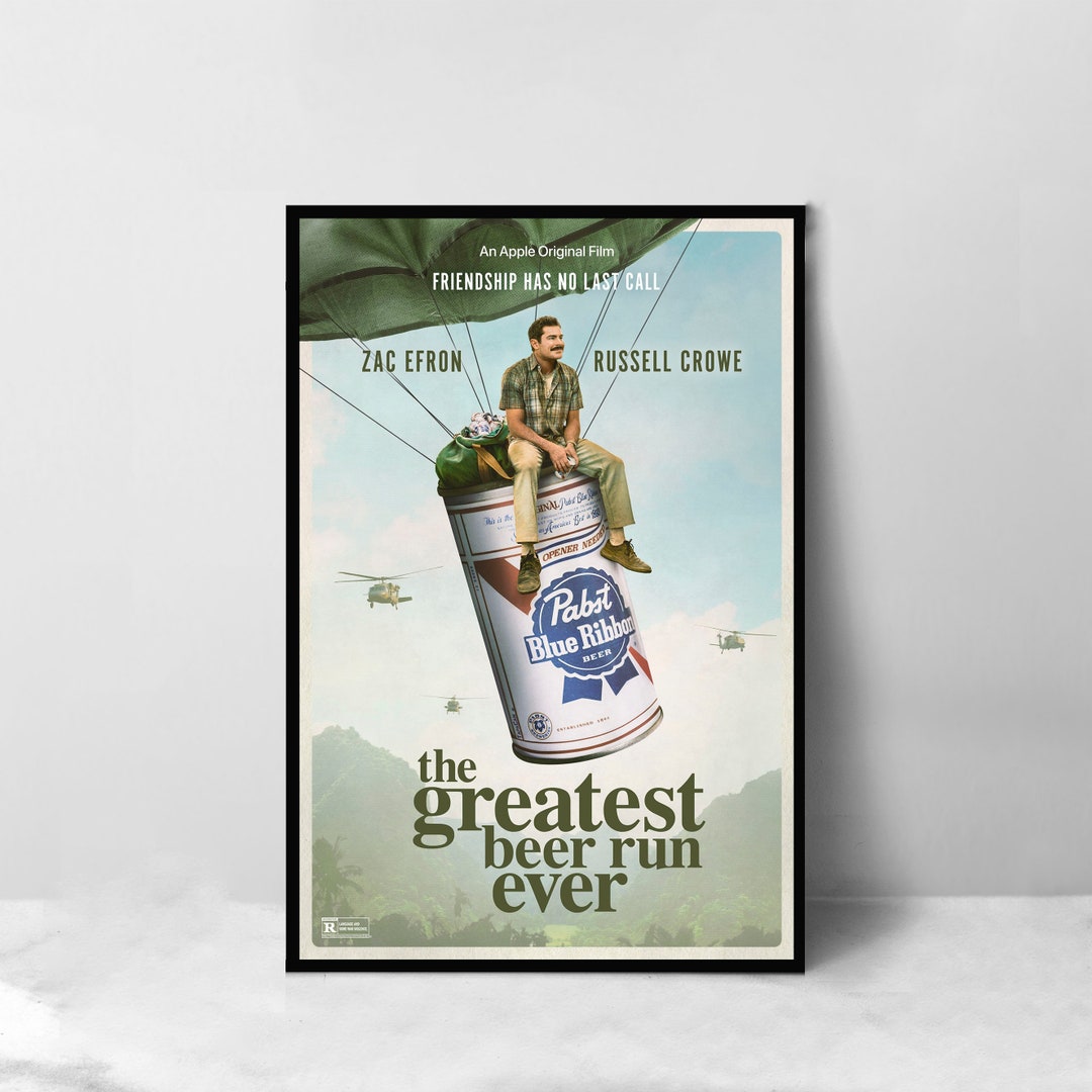 The Greatest Beer Run Ever Movie Poster - High Quality Canvas Art Print ...