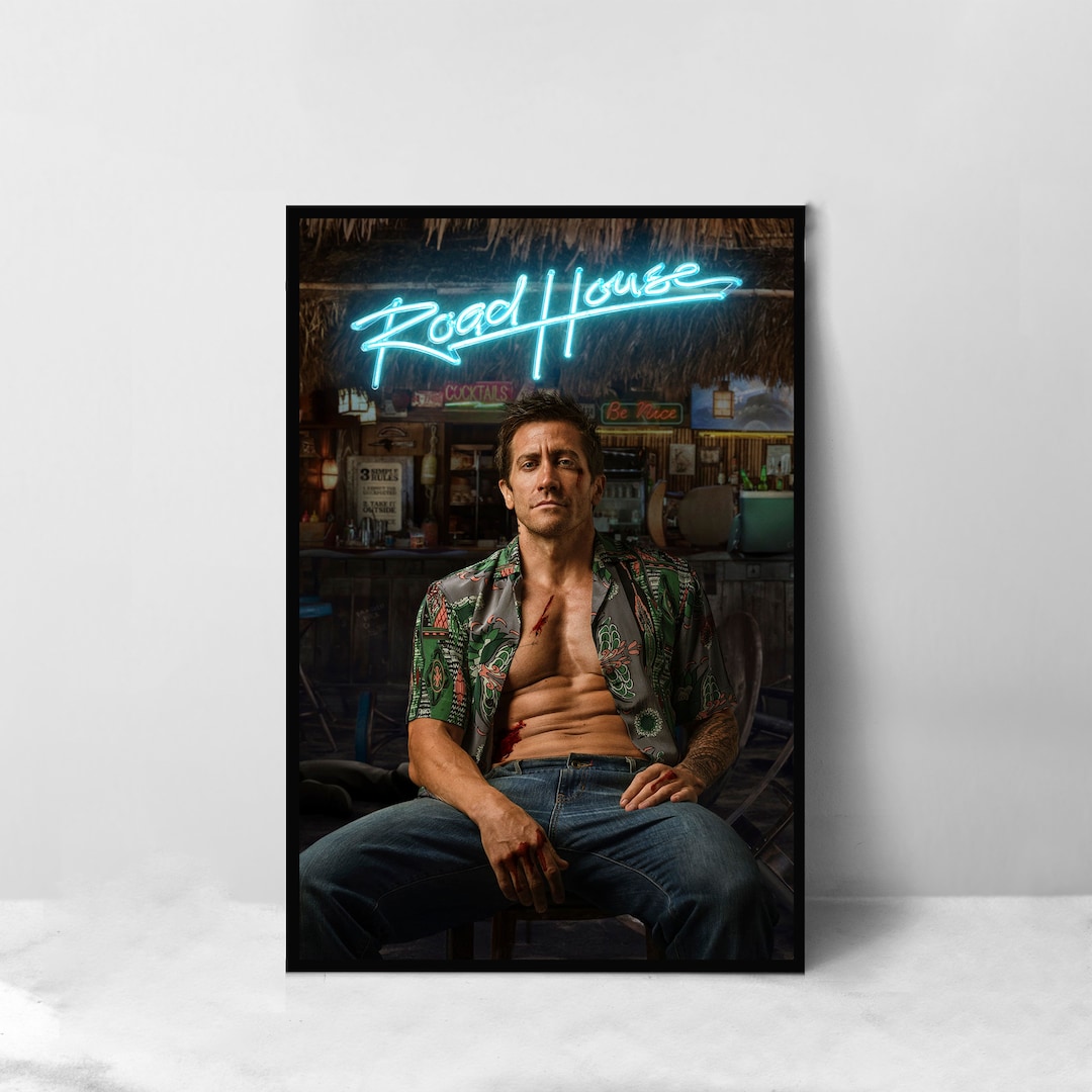 Road House Movie Poster - High Quality Canvas Art Print - Room ...