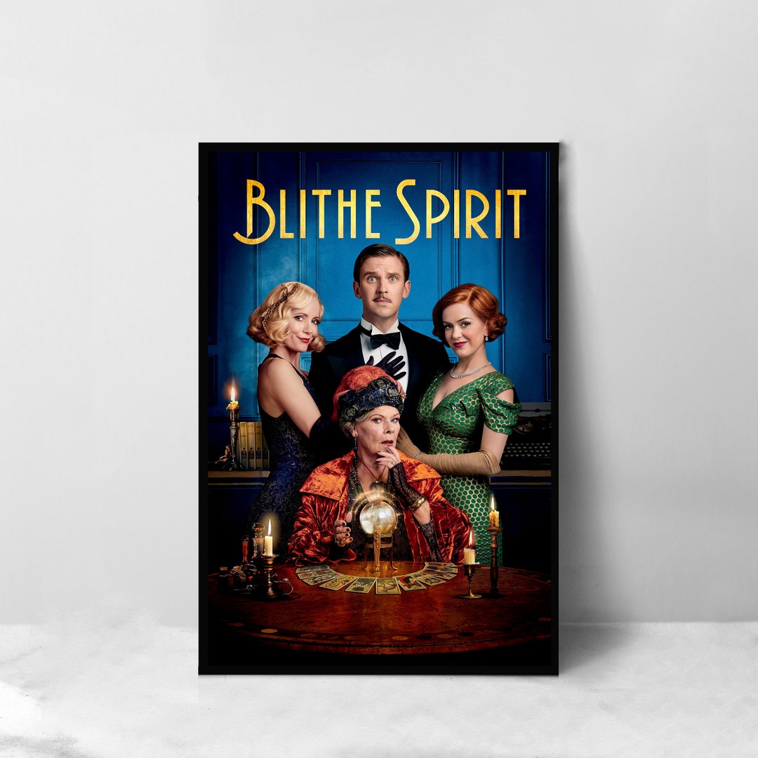 Blithe Spirit Movie Poster High Quality Canvas Art Print Room ...