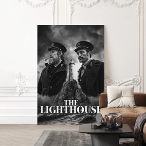 The Lighthouse Movie Poster - High Quality Canvas Art Print - Room ...