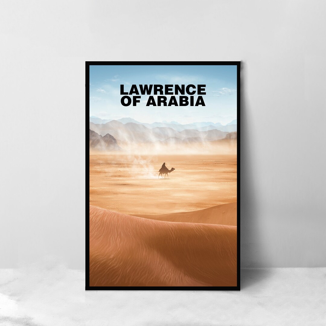Lawrence of Arabia Movie Poster - High Quality Canvas Art Print - Room ...