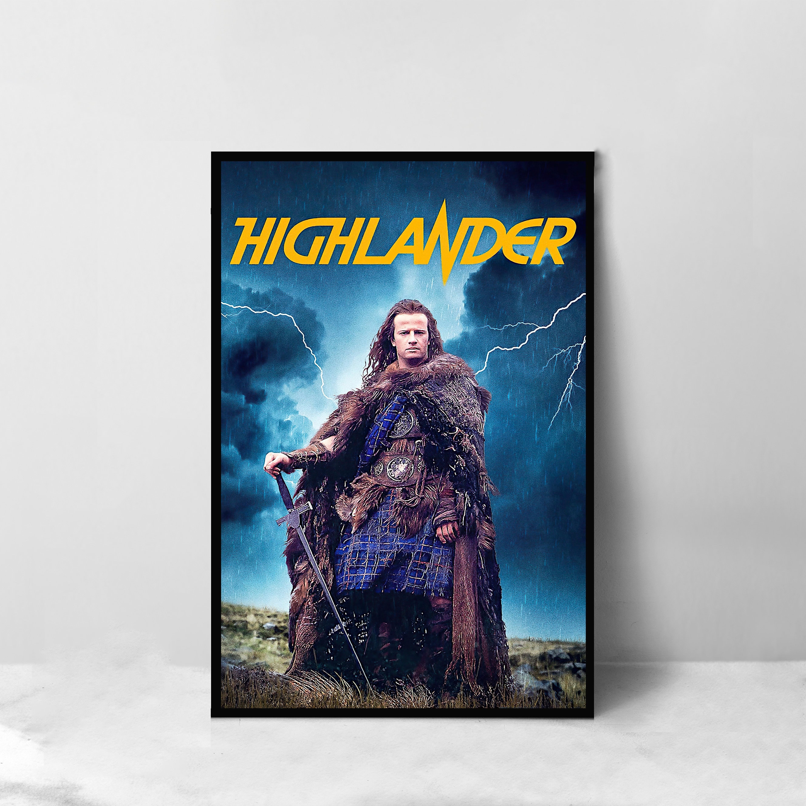 Highlander Movie Poster High Quality Canvas Art Print Room Decoration ...