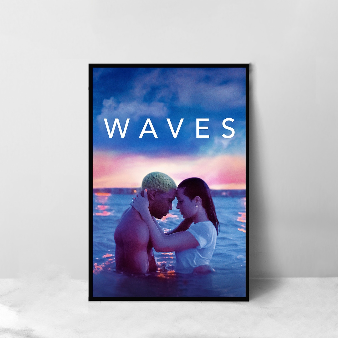 Waves Movie Poster - High Quality Canvas Art Print - Room Decoration ...