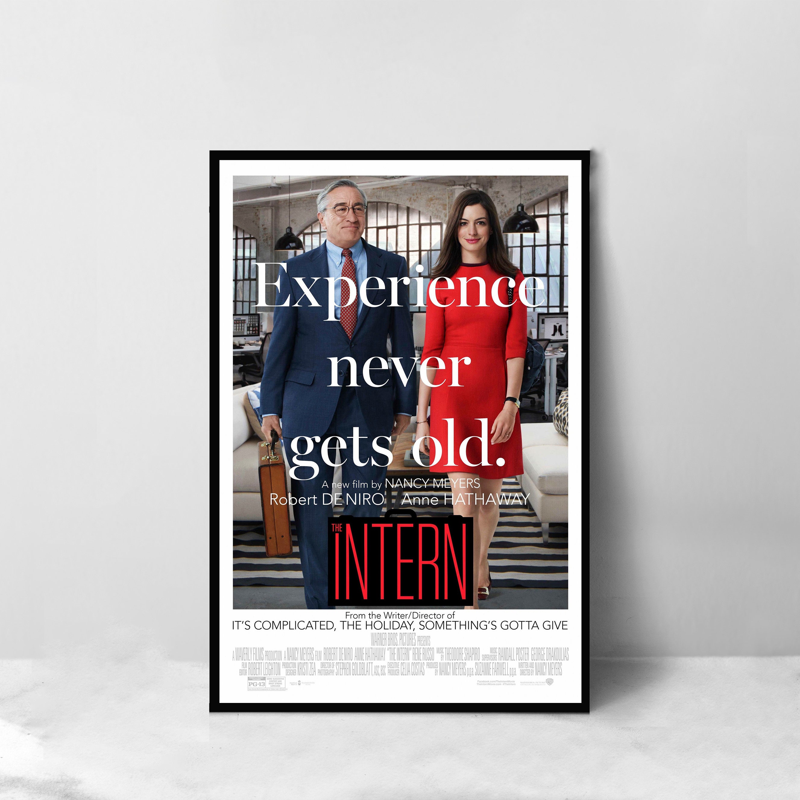 The Intern Movie Poster High Quality Canvas Art Print Room Decoration ...