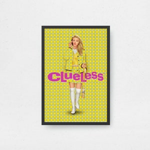 Clueless Movie Poster - High Quality Canvas Art Print - Room Decoration ...