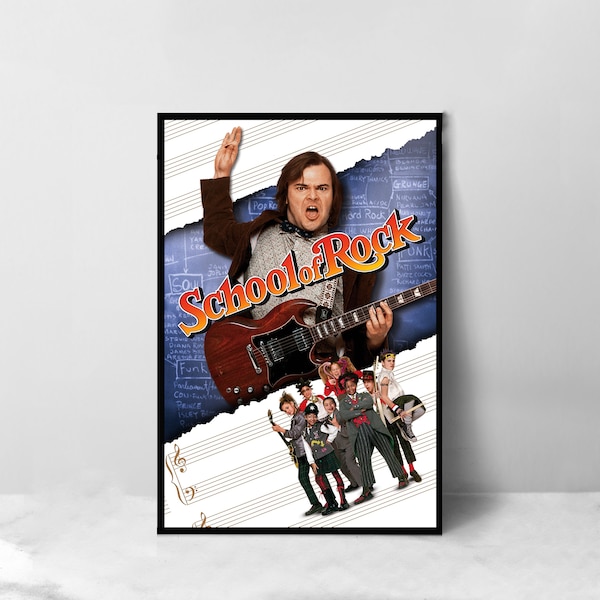 School of Rock Movie Poster - Etsy