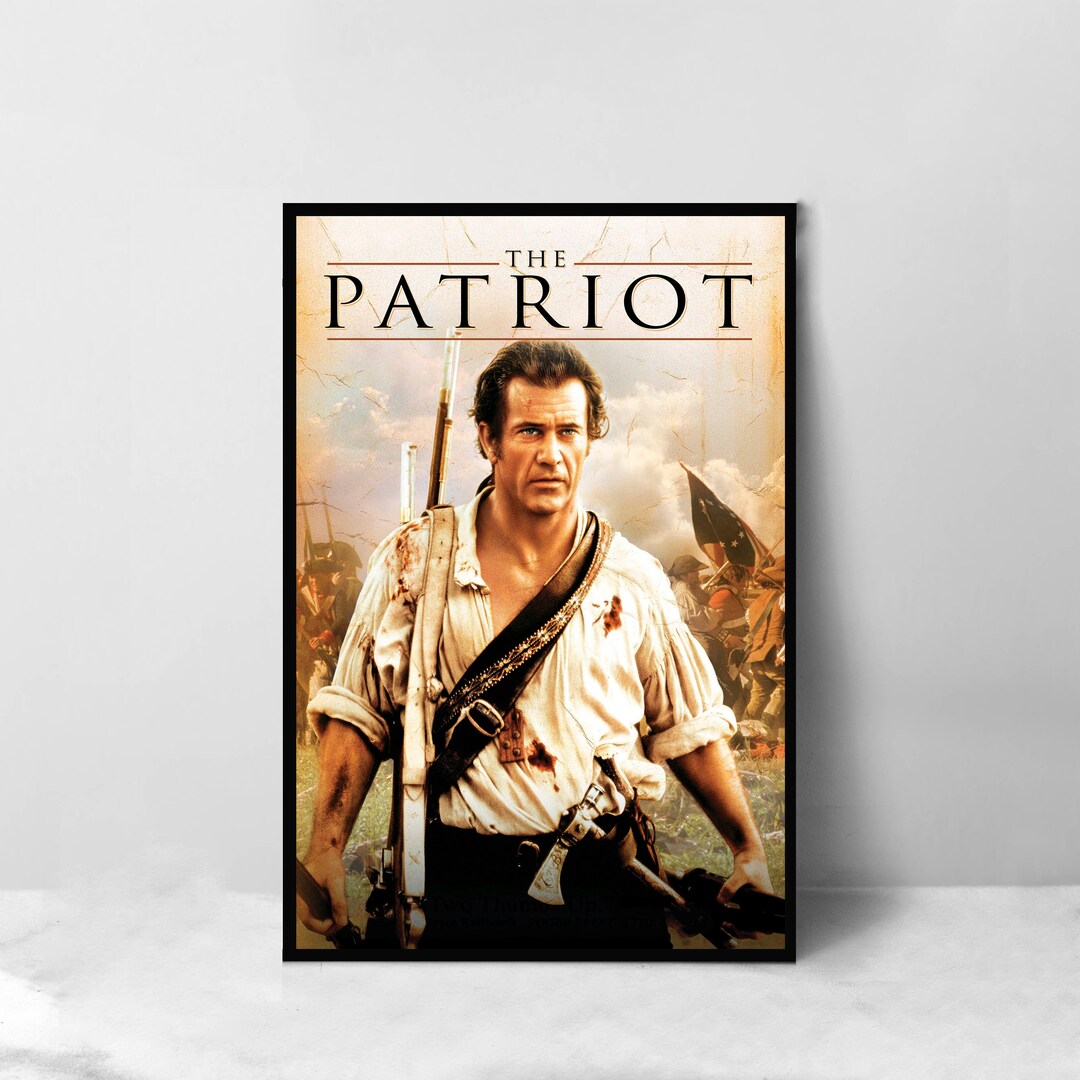 The Patriot Movie Poster - High Quality Canvas Art Print - Room ...