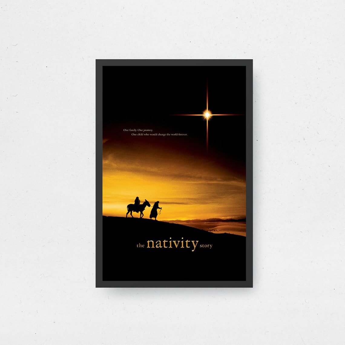 The Nativity Story Movie Poster High Quality Canvas Art - Etsy