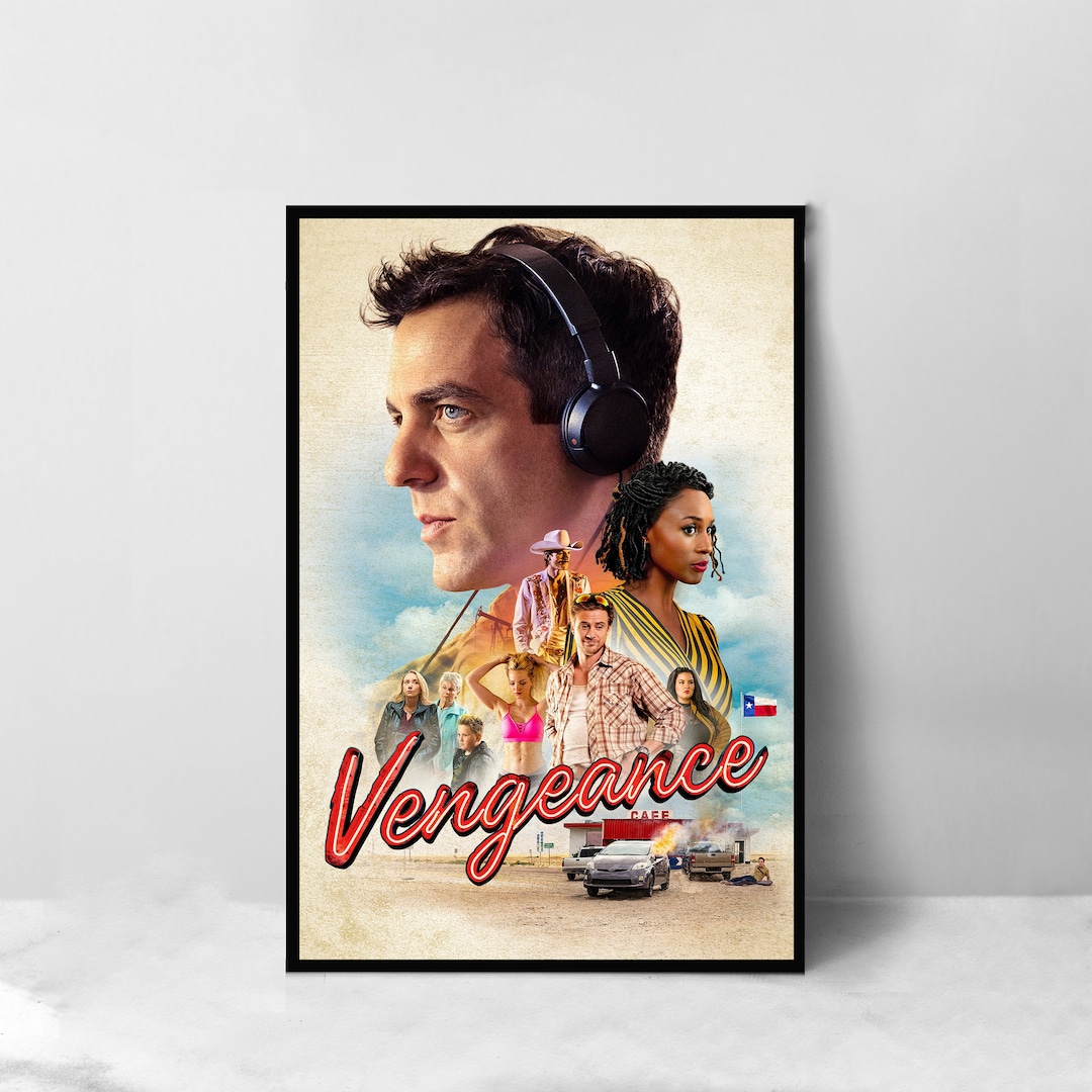 Vengeance Movie Poster - High Quality Canvas Art Print - Room ...