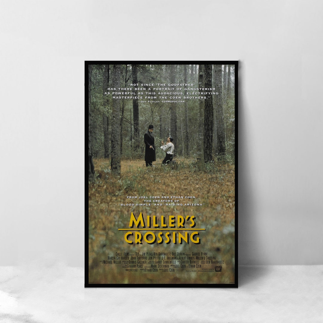 Miller's Crossing Movie Poster - High Quality Canvas Art Print - Room ...