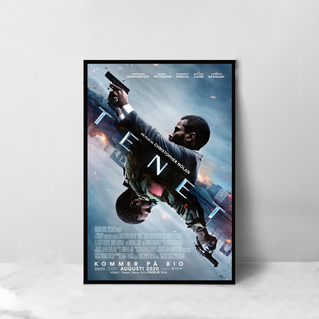 Tenet Movie Poster - High Quality Canvas Art Print - Room Decoration ...