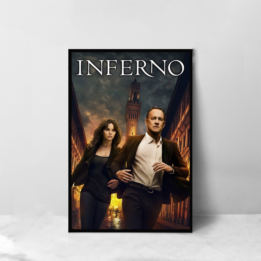 Inferno Movie Poster - High Quality Canvas Art Print - Room Decoration ...