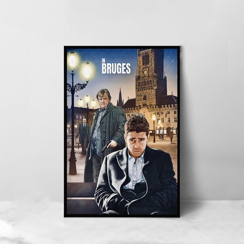In Bruges Movie Poster - High Quality Canvas Art Print - Room ...