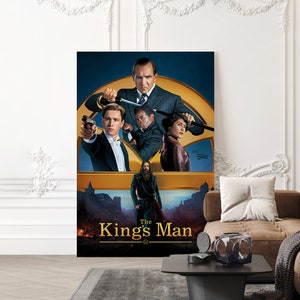 The King's Man Movie Poster - High Quality Canvas Art Print - Room ...