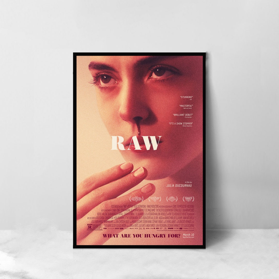 Raw Movie Poster - High Quality Canvas Art Print - Room Decoration ...