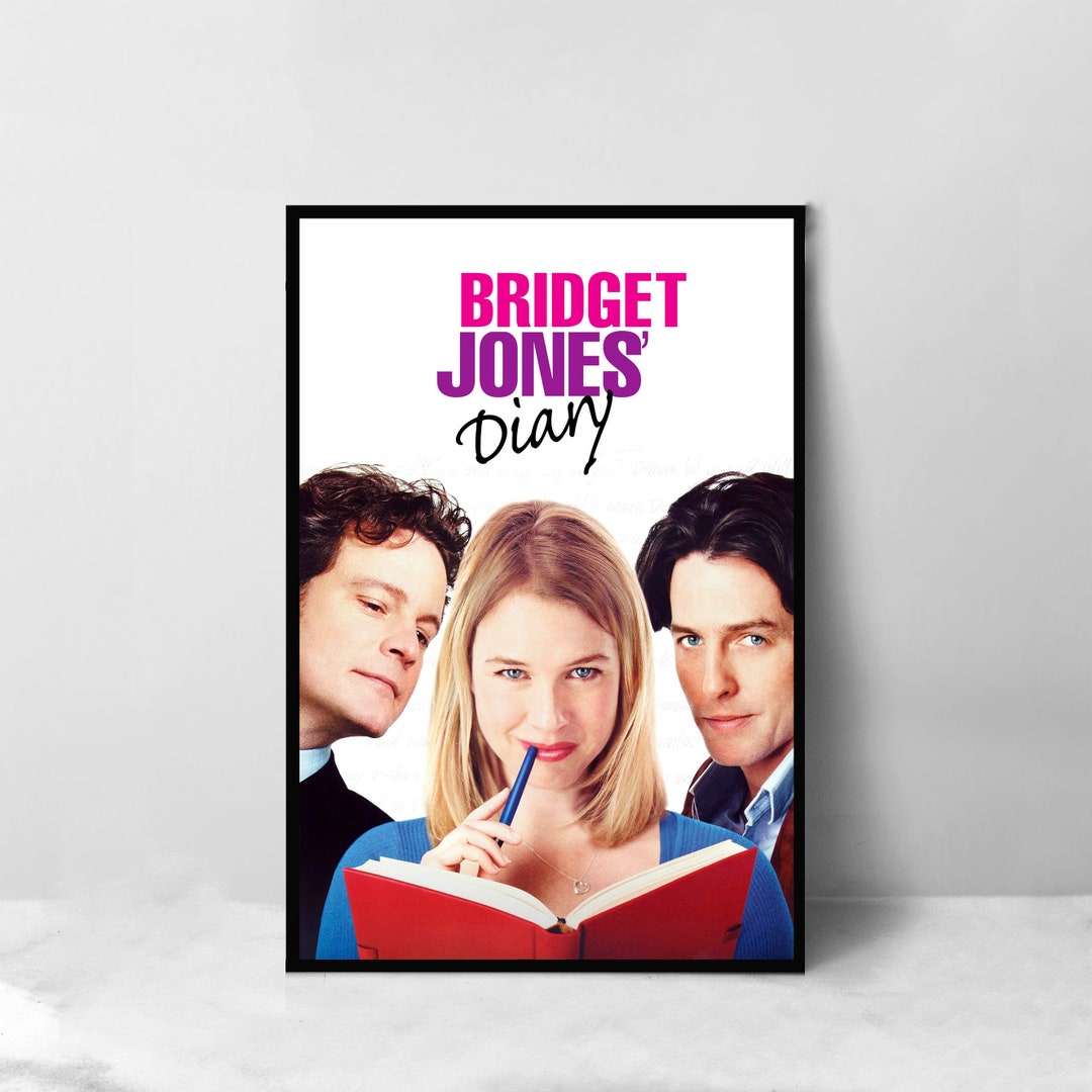 Bridget Jones's Diary Movie Poster - High Quality Canvas Art Print ...